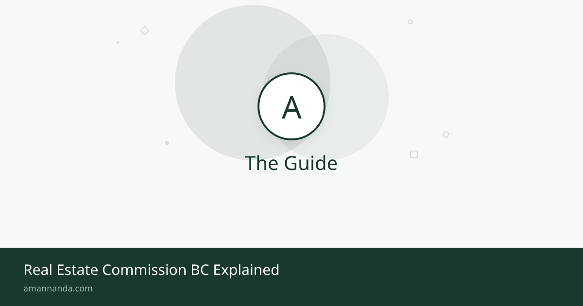 Real Estate Commission in BC — Rates & Who Pays